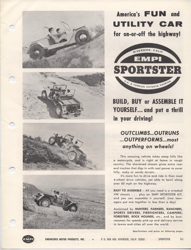 OldSpeed EMPI Catalog 1965