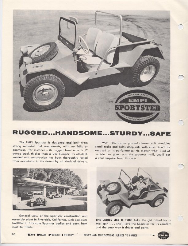 OldSpeed EMPI Catalog 1965