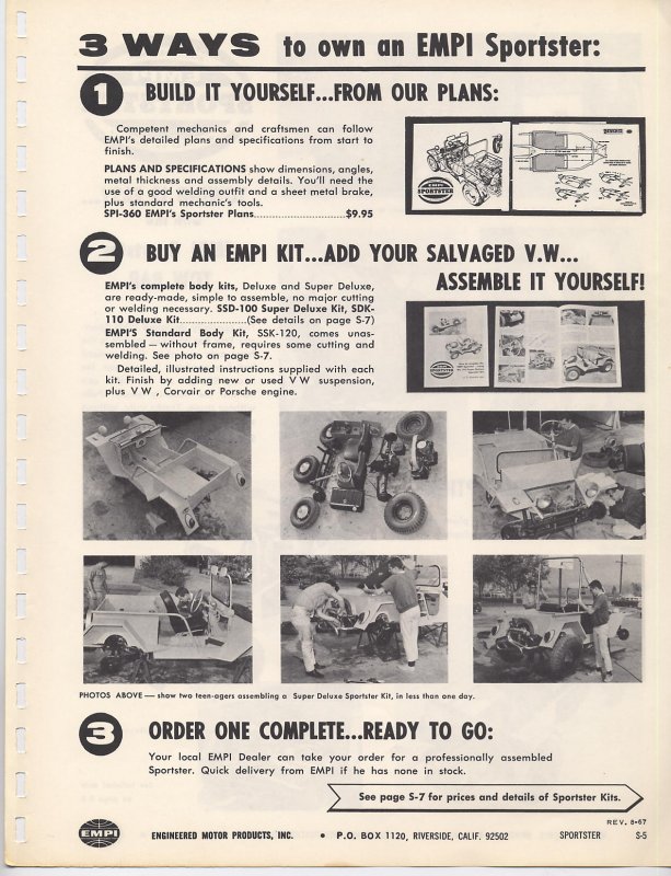 OldSpeed EMPI Catalog 1967