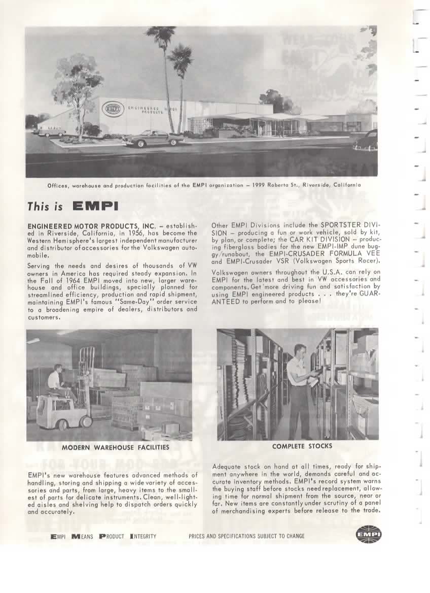 OldSpeed EMPI Catalog 1968