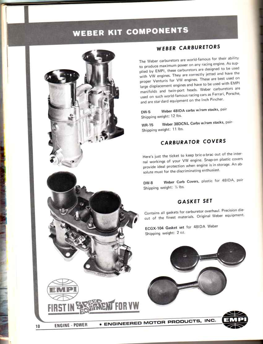 OldSpeed EMPI Catalog 1970